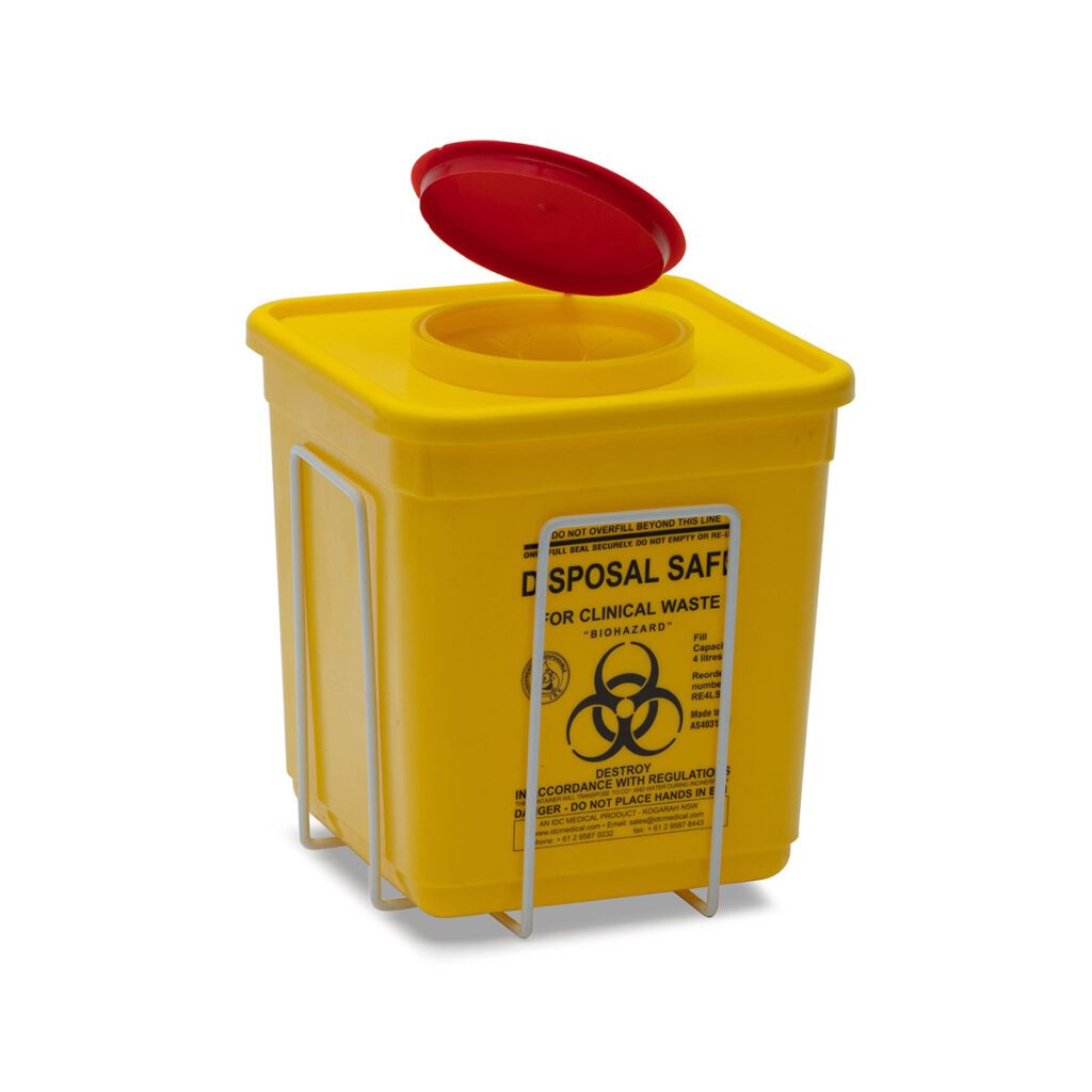 1.4 Litre Sharps Container (Square) - Advantage Hygiene Services